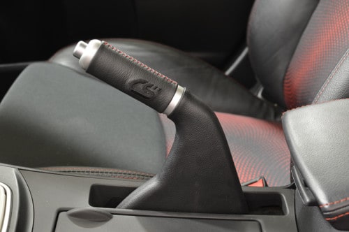 Leather E-Brake Handle | CorkSport Mazda Performance Blog